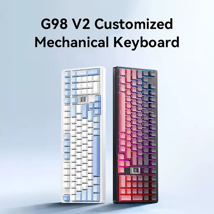 MCHOSE G98 V2 Tri-mode Mechanical Keyboard with Volume Knob - WhatGeek