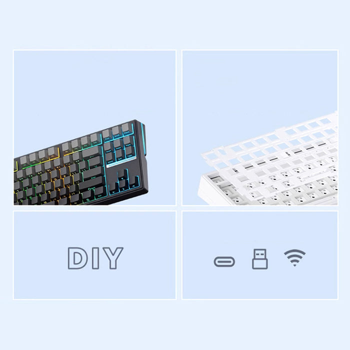 MCHOSE K87 Wireless Gasket Mechanical Keyboard - WhatGeek