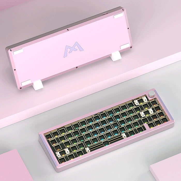 MONKA 6067 Aluminum Wired Keyboard DIY Kit - WhatGeek