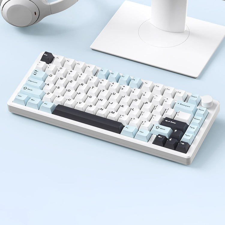 MONKA A75 Aluminum Tri-Mode Wireless Mechanical Keyboard - WhatGeek