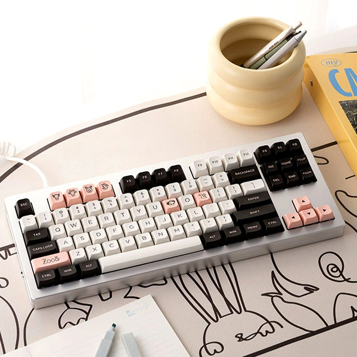 MonsGeek x Akko Neon Dye-Subbed PBT MDA Profile Keycaps 227 Keys - WhatGeek