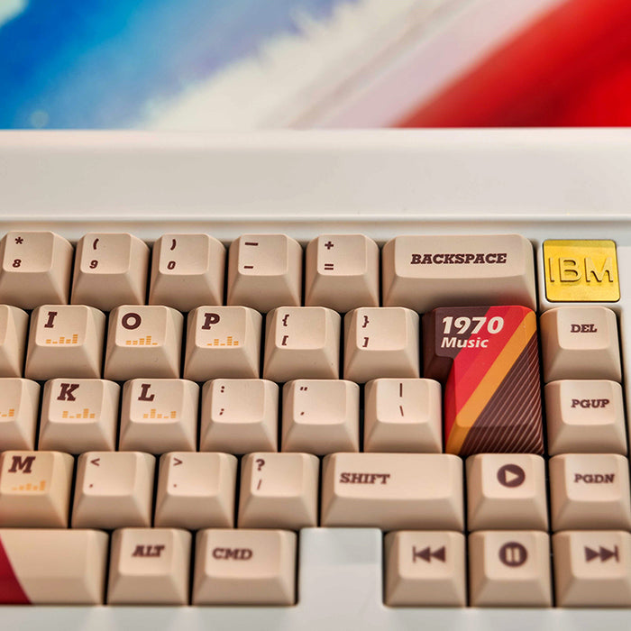 Music Vintage Keycaps and Large Mouse Pad Set - WhatGeek