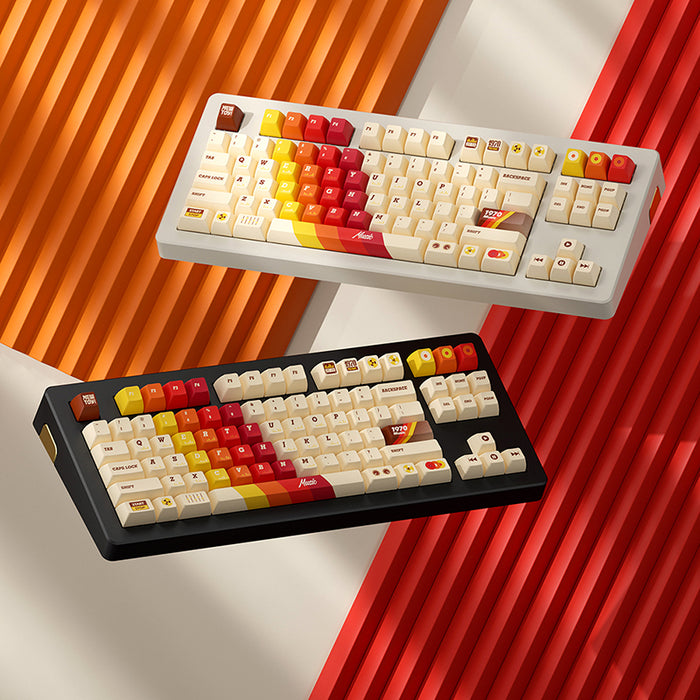 Music Vintage Keycaps and Large Mouse Pad Set - WhatGeek