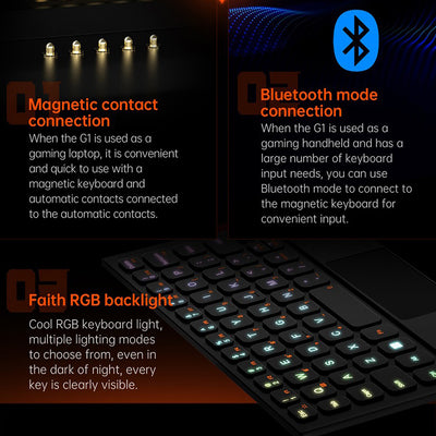 One Netbook OneXPlayer G1 Handheld Gaming PC AMD Ryzen AI 9 with ...