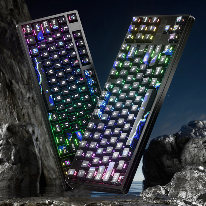 PIIFOX KCK-01 Space OEM Profile Keycap Set 130 Keys - WhatGeek