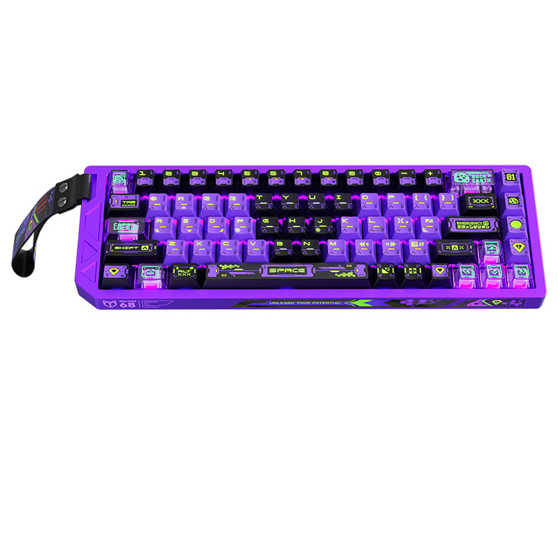 PIIFOX WALKER 68 Series Tri-mode Aluminum HE Gaming Keyboard - WhatGeek