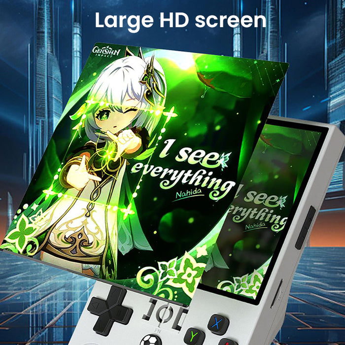 R36 Max Handheld Game Console with 4" Screen Linux System - WhatGeek