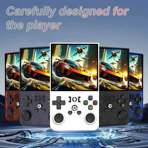 R36 Max Handheld Game Console with 4" Screen Linux System - WhatGeek