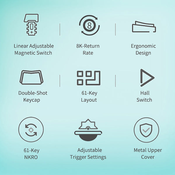 Redragon K683-WB RGB Wired Mechanical Keyboard with Magnetic Switches - WhatGeek