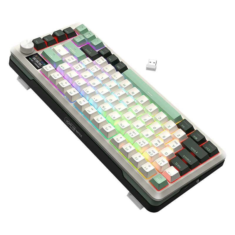 Redragon K708 Pro Tri-Mode Mechanical Keyboard with Screen - WhatGeek