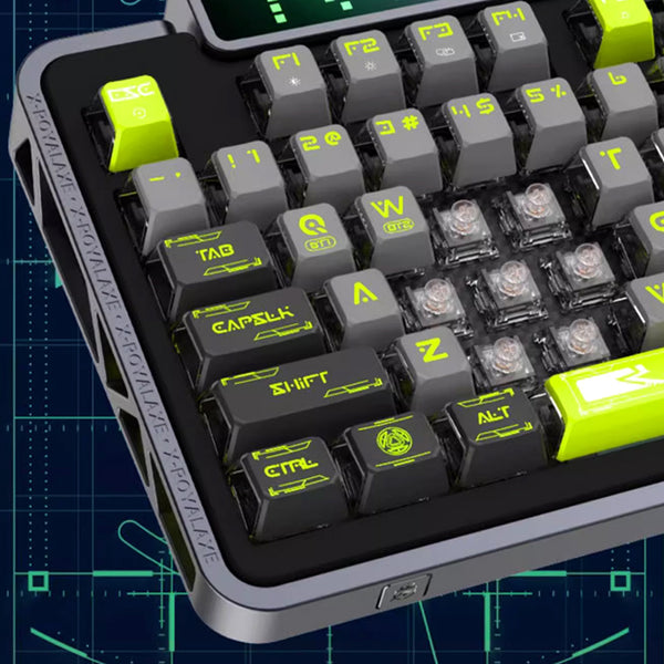 Royalaxe XL98 Mechanical Keyboard with LED Display - WhatGeek