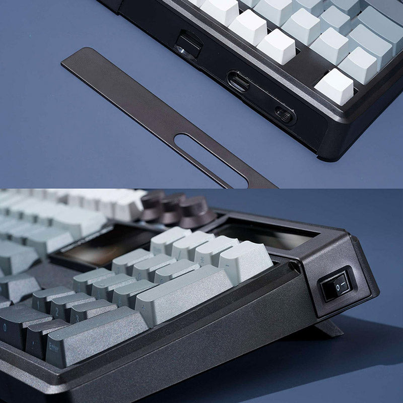 SKYLOONG GK104Pro Dual-Screen Wireless Mechanical Keyboard with ...