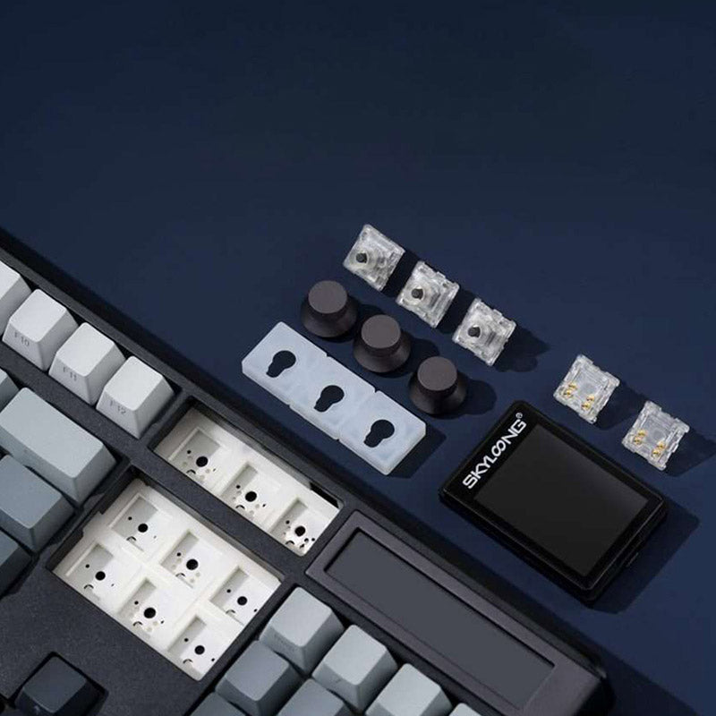 SKYLOONG GK104Pro Dual-Screen Wireless Mechanical Keyboard with ...