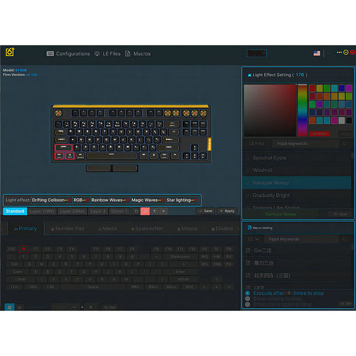 SKYLOONG GK104Pro Dual-Screen Wireless Mechanical Keyboard with ...