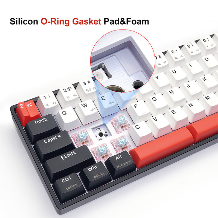 SKYLOONG GK61 QMK/VIA Wireless Mechanical Keyboard - WhatGeek