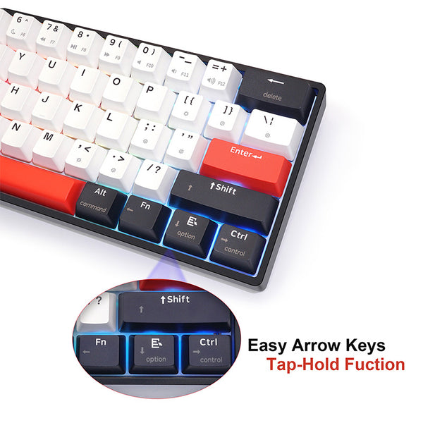 SKYLOONG GK61 QMK/VIA Wireless Mechanical Keyboard - WhatGeek