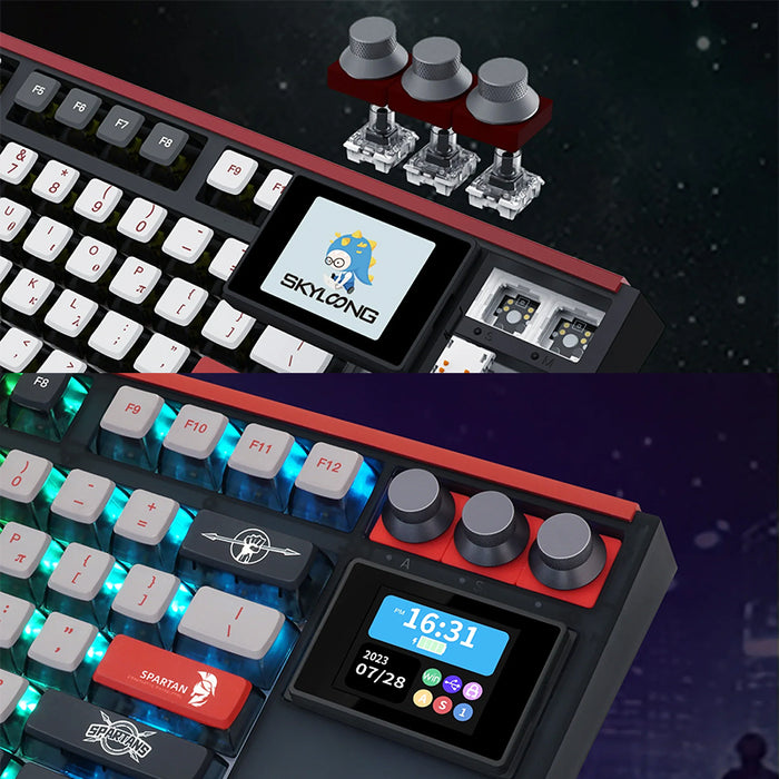 SKYLOONG GK87Pro Christmas Keyboard Combo Christmas Gift - WhatGeek