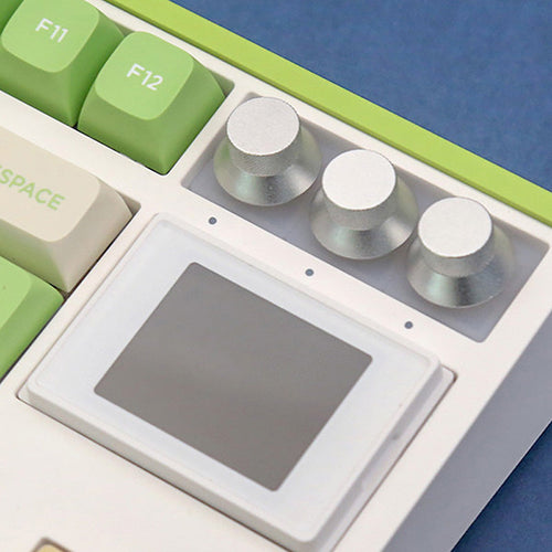 SKYLOONG GK87 Pro Green Wireless Mechanical Keyboard with TFT Screen ...