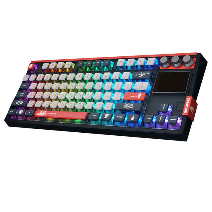 SKYLOONG GK87 Pro Spartan Wireless Mechanical Keyboard with TFT Screen ...