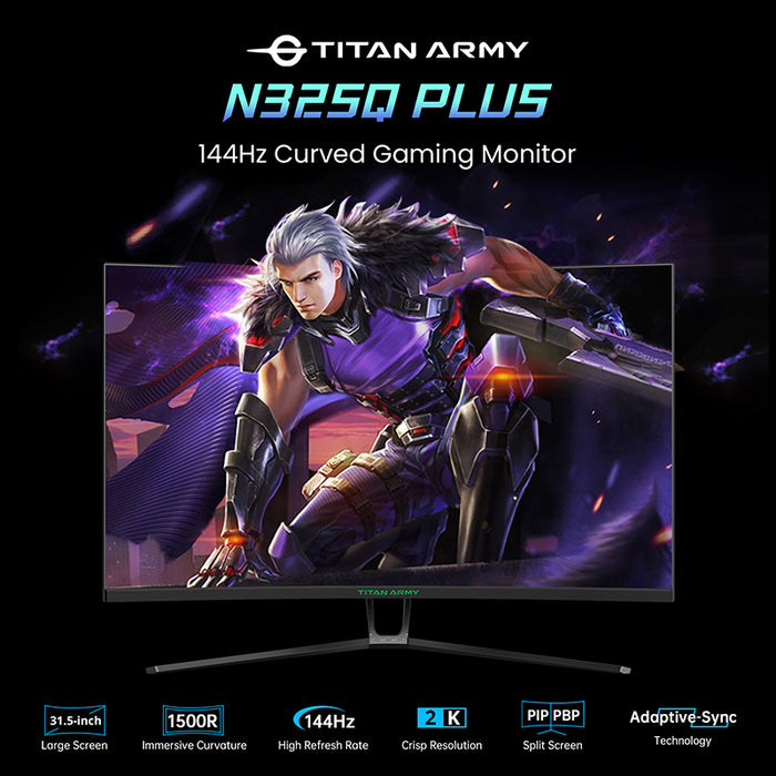 TITAN ARMY P27A2R Fast IPS 180Hz 27'' Gaming Monitor - WhatGeek