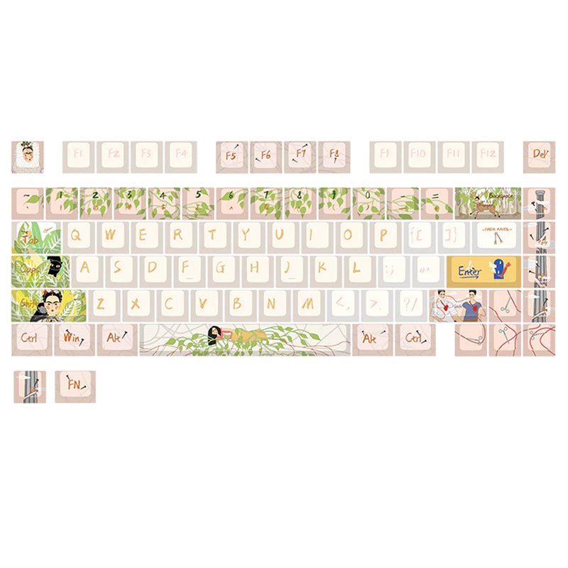 VARMILO Frida JDA Profile Keycaps Set 83 Keys - WhatGeek