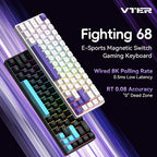 VTER Fighting68 Wired Gaming Keyboard Magnetic Switch - WhatGeek