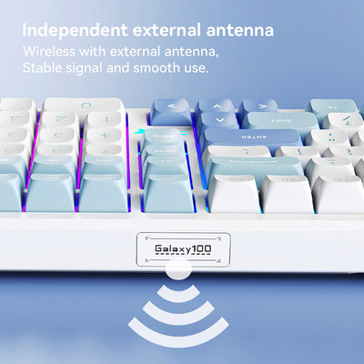 VTER Galaxy100 Aluminum Wireless Mechanical Keyboard - WhatGeek