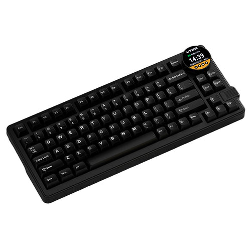 VTER K75 Mechanical Keyboard with Multifunctional Knob Display - WhatGeek