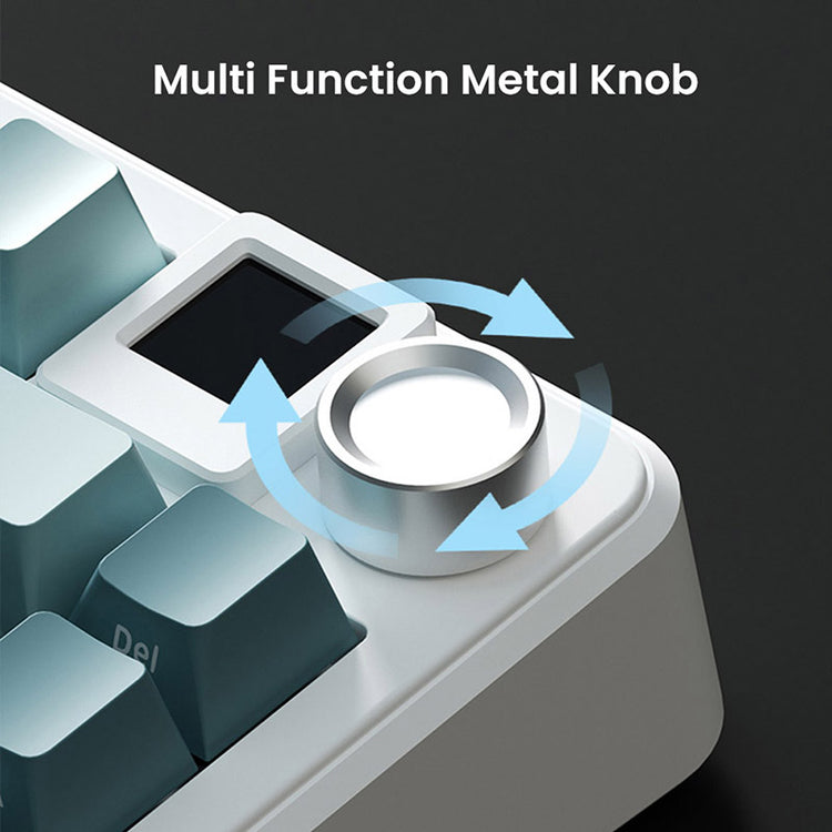 Weikav WK75-S Tri-mode Mechanical Keyboard with TFT Screen - WhatGeek