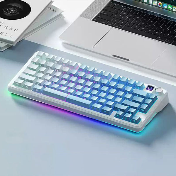 Weikav WK75-S Tri-mode Mechanical Keyboard with TFT Screen - WhatGeek