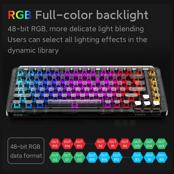 Xiaomi x MIIIW BlackIO 83 Wireless Mechanical Keyboard - WhatGeek