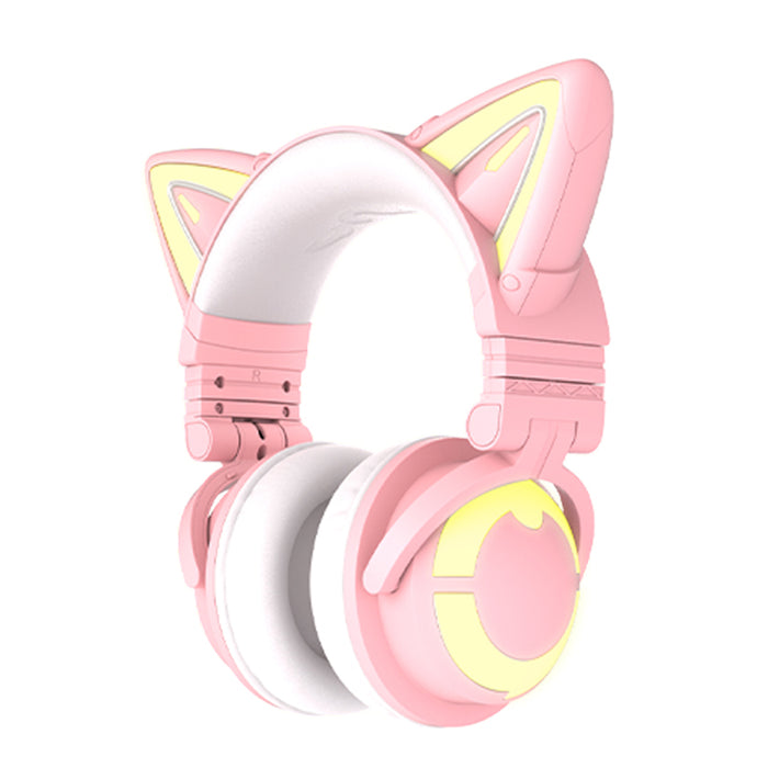 YAOWU 3S Cat Ear Gaming Headset With Custom Lighting - WhatGeek