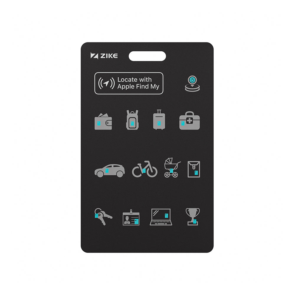 ZIKE Z006 Ultra-Thin Smart Tracking Card Apple Find My Certified - WhatGeek