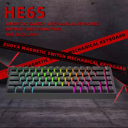 ZUOYA HE65 Wired Magnetic Switch Mechanical Gaming Keyboard - WhatGeek