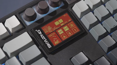 SKYLOONG GK104Pro Dual-Screen Wireless Mechanical Keyboard with ...