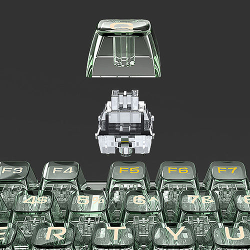 CoolKiller CK98 Transparent Mechanical Keyboard - WhatGeek