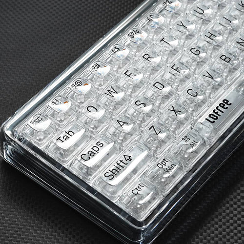 Lofree 1% Dual Mode Transparent Keyboard - WhatGeek