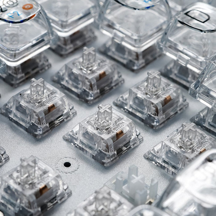 Lofree 1% Dual Mode Transparent Keyboard - WhatGeek