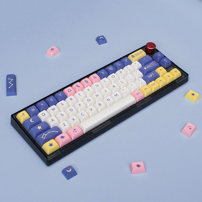 Astrology Purple Constellation XDA Profile Keycap Set 134 Keys - WhatGeek