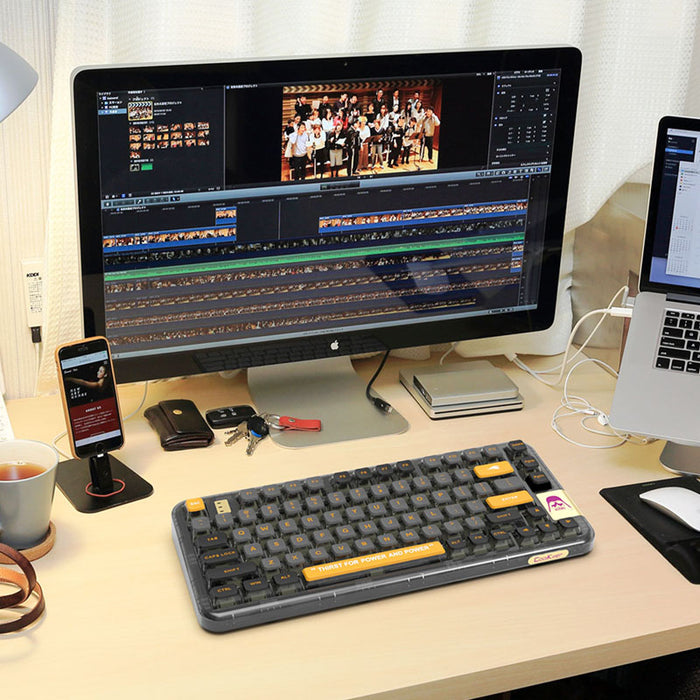 CoolKiller CK75 Triple Mode Transparent Mechanical Keyboard - WhatGeek