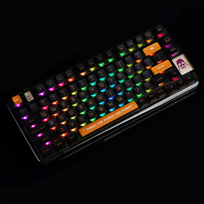 CoolKiller CK75 Triple Mode Transparent Mechanical Keyboard - WhatGeek