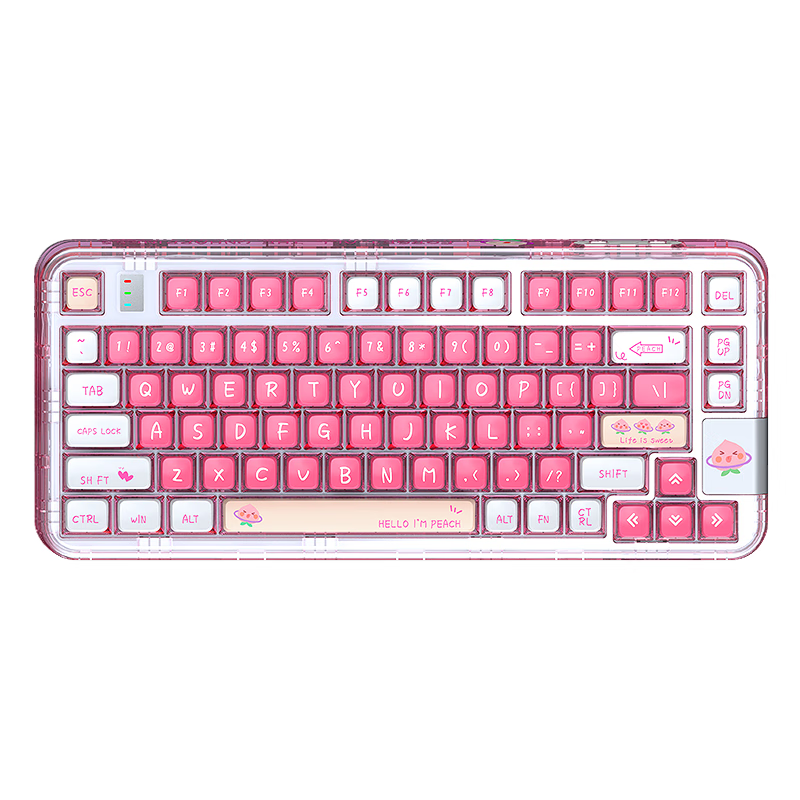 CoolKiller CK75 Triple Mode Transparent Mechanical Keyboard - WhatGeek