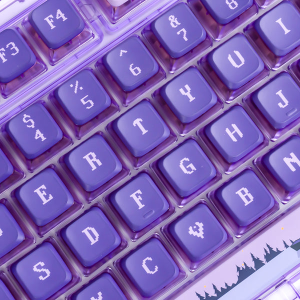 CoolKiller CK75 Triple Mode Transparent Mechanical Keyboard - WhatGeek