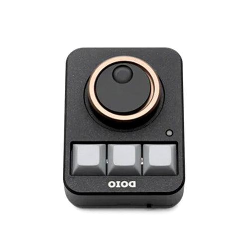 DOIO KB03-01K Macro Keyboard 3 Keys + 1 Knob Macro Pad - WhatGeek