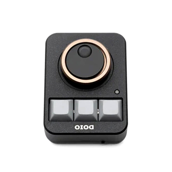 DOIO KB03-01K Macro Keyboard 3 Keys + 1 Knob Macro Pad - WhatGeek