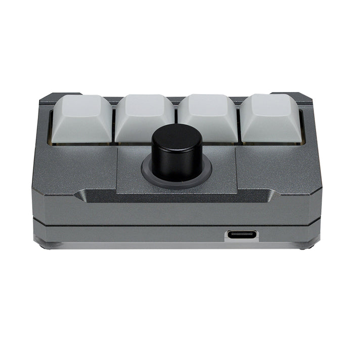 DOIO KB04-01 Macro Keyboard 4 Keys + 1 Knob Macro Pad - WhatGeek