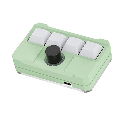 DOIO KB04-01 Macro Keyboard 4 Keys + 1 Knob Macro Pad - WhatGeek