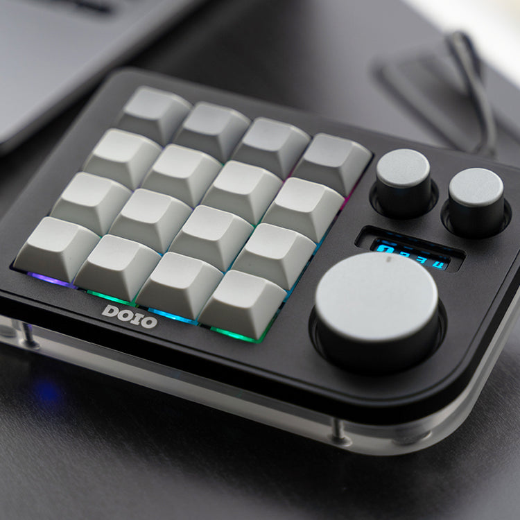 DOIO KB16-01 Macro Keyboard Macro Pad - WhatGeek