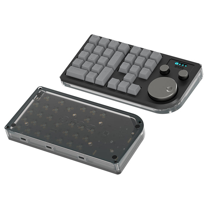 DOIO KB30-01 Macro Keyboard 30 Keys + 3 Knob Macro Pad - WhatGeek