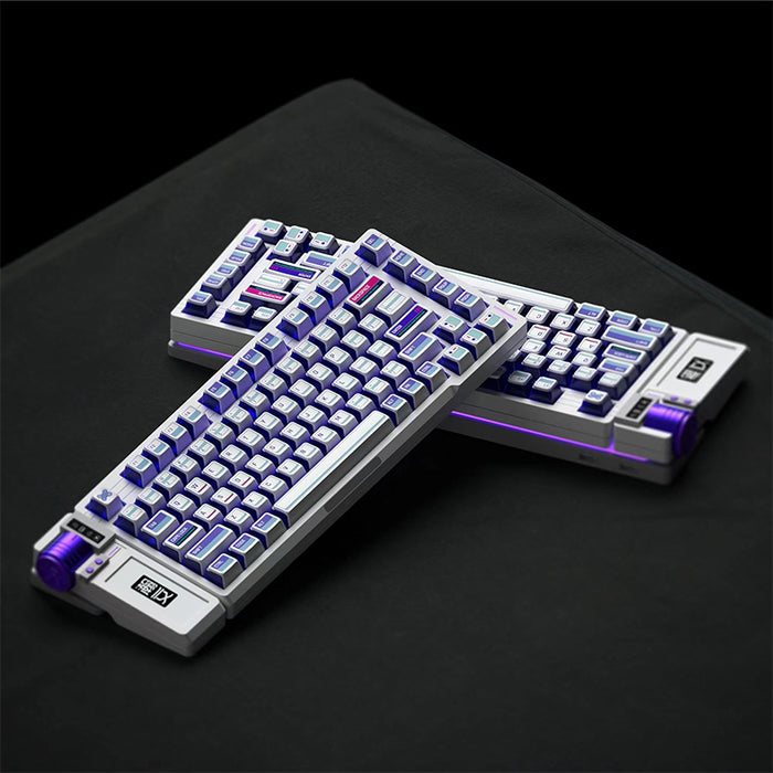 Keytok CTRL Series Cyberpunk Style OEM Profile PBT Keycap Set - WhatGeek